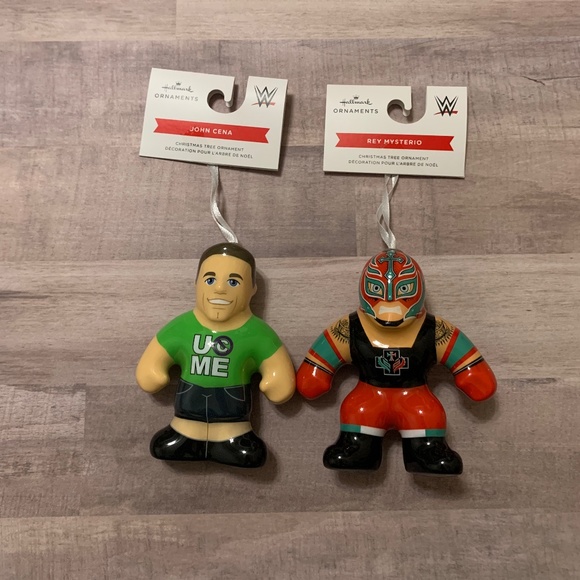 Hallmark | Holiday | Hallmark Wwe John Cena And Rey Mysterio Decoupage ...